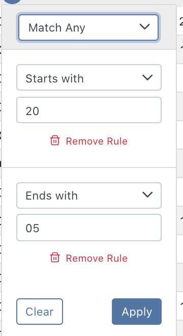 New Table Filter Menu Doesnt Maintain Match Any · Issue 9651