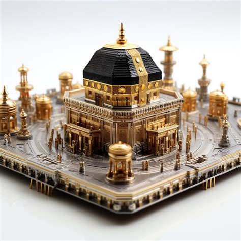 Premium Ai Image 3d Model Of Kaaba