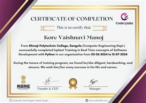 Vaishnavi Kore On Linkedin Python Internship Newskills