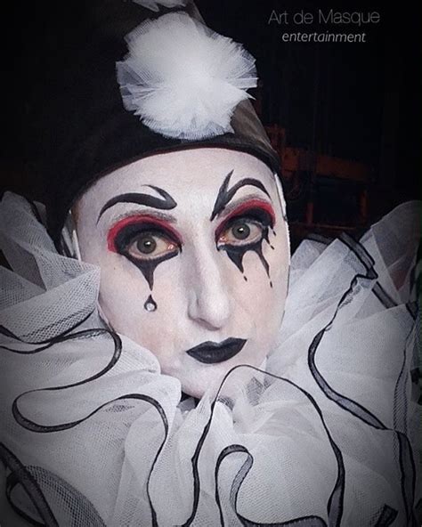 Pierrot Clown Face Painting At Henry Storms Blog