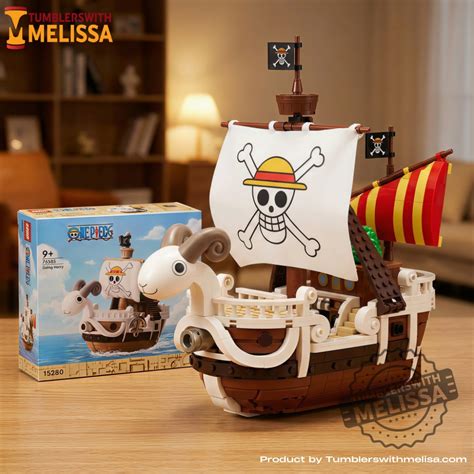 One Piece Going Merry Ship Building Block Set