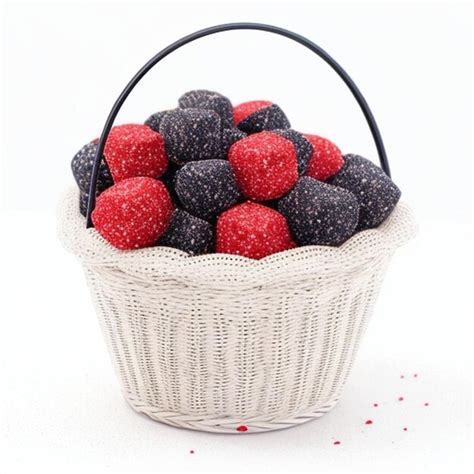 Premium Photo Lichee Dessert Blackberry Mix