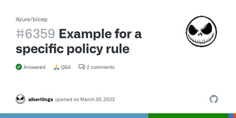 Example For A Specific Policy Rule · Azure Bicep · Discussion 6359