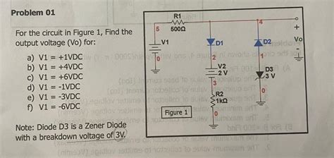 Solved For The Circuit In Figure Find The Output Voltage Chegg