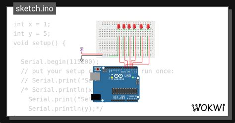 Serial Value Print Wokwi Esp32 Stm32 Arduino Simulator