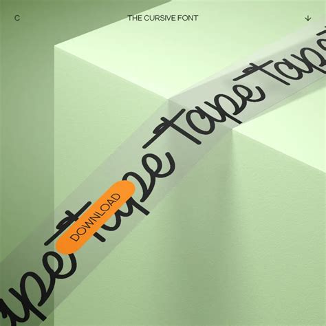 The Cursive Font The Bold Font