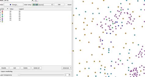 labeling show labels in legend in qgis geographic information