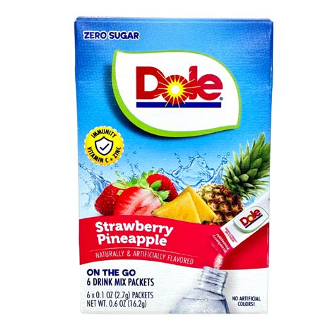 Singles To Go Dole Strawberry Pineapple Candy District