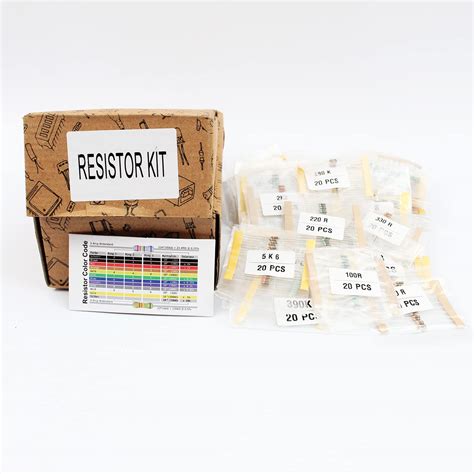 Robotbanao Resistor Kit Components Pieces Pieces Each For Industrial Projects For DIY