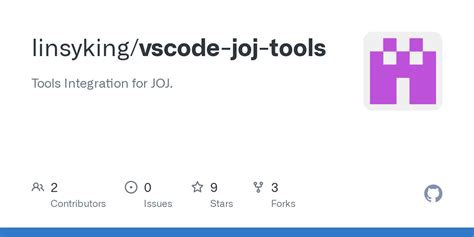 Github Linsyking Vscode Joj Tools Tools Integration For Joj