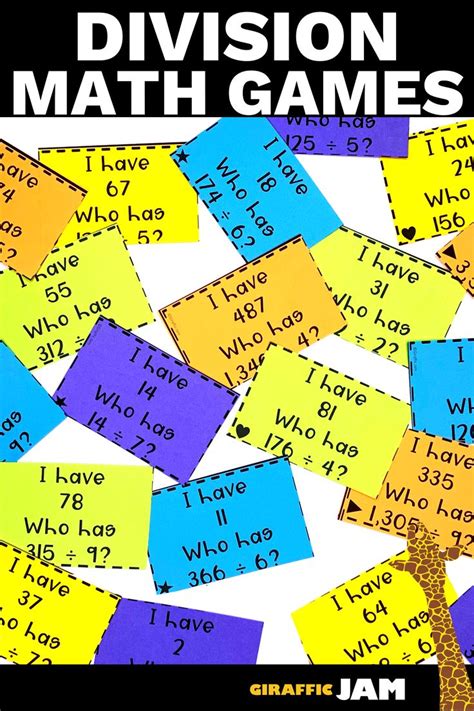 Multi Digit Division Activity 4th Grade Math Centers Digital Included I
