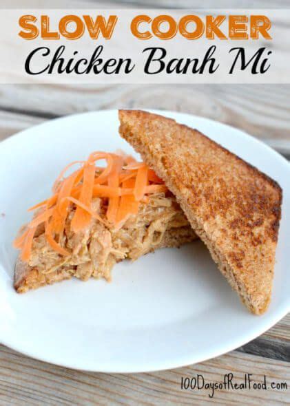 Banh Mi Sandwich On 100 Days Of Real Food Real Food Recipes Recipes