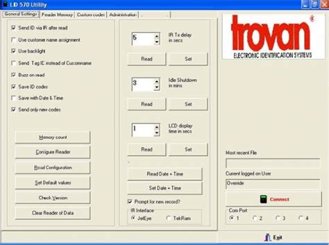 MID Fingerprint Radio Frequency Identification RFID Software