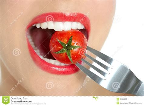 14 Graphic Design Lips Eating Fruit Images Woman Mouth Eating
