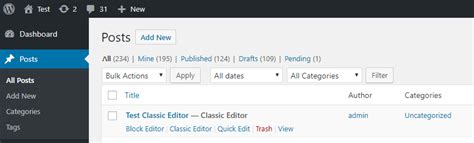 Classic Editor Wordpress Plugin