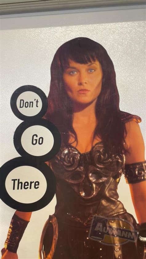 Pepsi Xena Warrior Princess Cardboard Cutout Aumann Auctions Inc