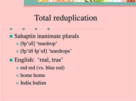 Ppt Morphology Cross Linguistic Variation Powerpoint Presentation