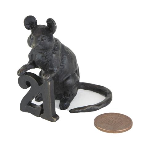 Bronze Mouse Sculpture Celebration Mouse 21 By Sue Maclaurin