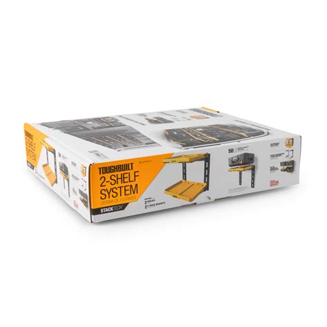 Toughbuilt Stacktech Plastic Metal Shelf 2 Stacktech Shelves 2 E