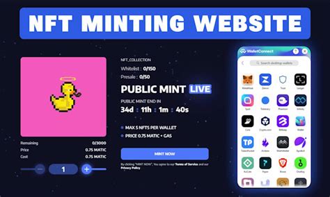 Create Nft Minting Website Nft Minting Dapp Solidity Dapp Mint Page