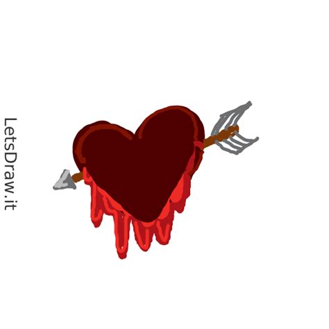 How To Draw Bleeding Heart Qew Xhqxh Png LetsDrawIt