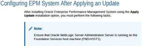 Oracle Epm 11215 Upgrade Notes Parc Consulting