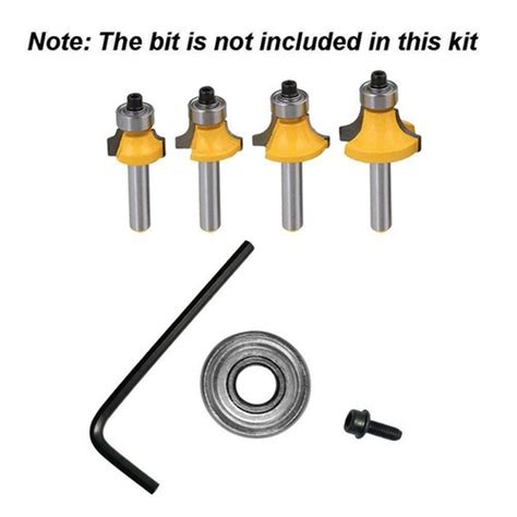 10pcs Router Bits Top Mounted Ball Bearings Guide For Router Bit Bearing 12 7mm Ebay