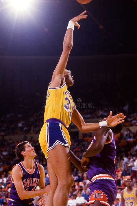 Kareem Abdul Jabbar Sky Hook Editorial Stock Image Image Of Angeles