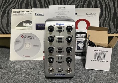 Lexicon Omega 8 Input Audio Interface Desktop Audio Reverb
