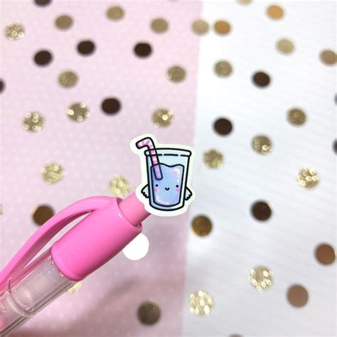 Cute Water Tracker Stickers Kawaii Drink Planner Stickers Etsy