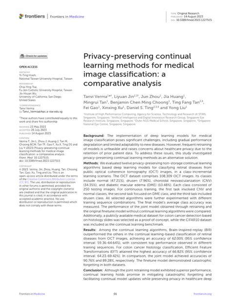 Privacy Preserving Continual Learning Methods For Pdf Synaptic