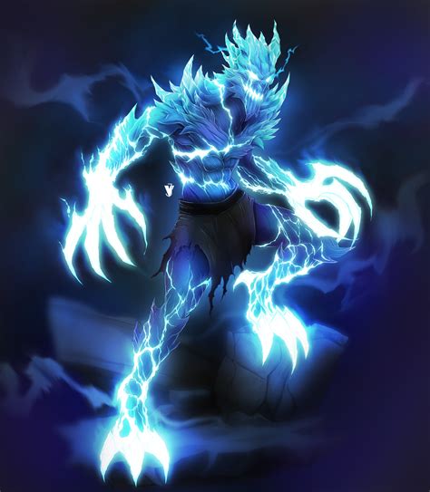 Lightning Elemental By Jonathan Viragine Rimaginaryelementals