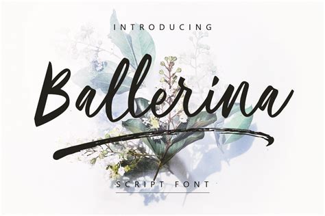 Ballerina Script Font By Megi Satyo Widodo Thehungryjpeg