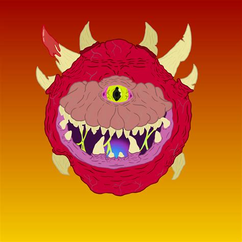 Doom Cacodemon By The Goober On Newgrounds
