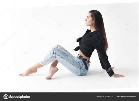 Hipster Girl Fashion Jeans
