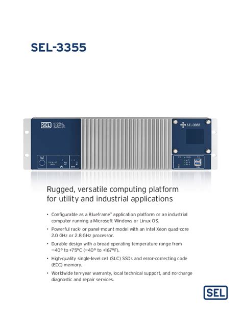 Sel 3350 Adapter Panel Instruction Manual