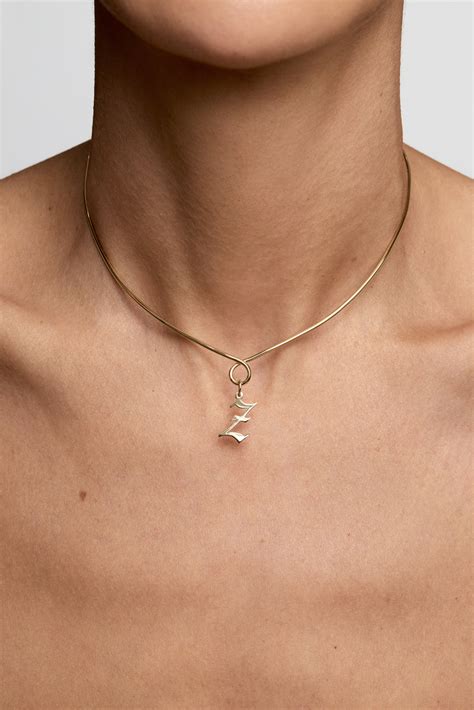 Natasha Schweitzer Necklace Omega Loop Necklace With Diamond 18k