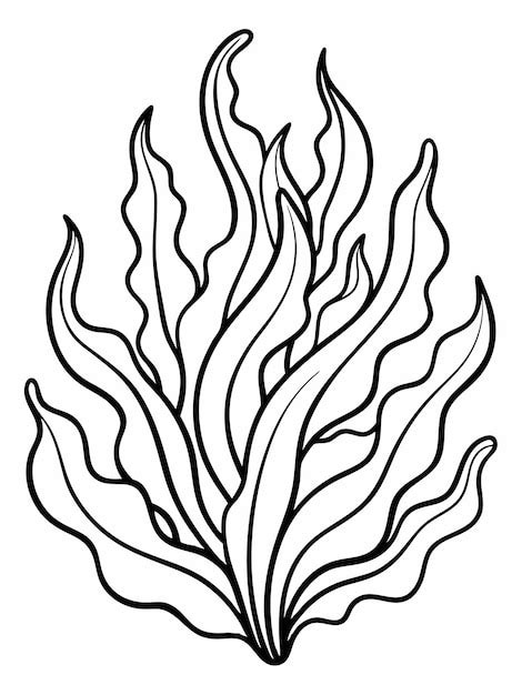 Seaweed Coloring Page Printable [2025]