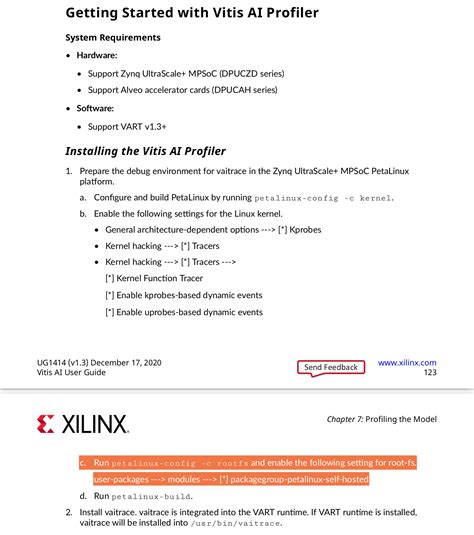 Vitis Ai Profiler Environment Problem In Platform Setting · Issue 354