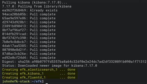 deploying an efk stack with docker