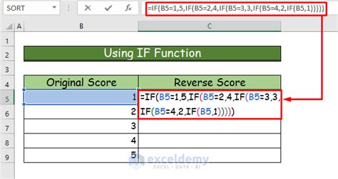 How To Reverse Score In Excel 4 Easy Ways Exceldemy