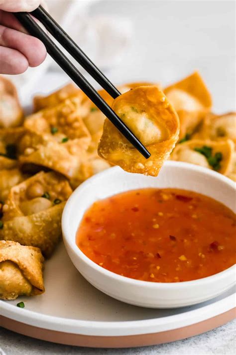 Crispy Crab Rangoon Wontons Easy Weeknight Recipes