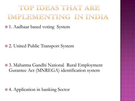 Aadhar Based Voting System Pptx Technology And Computing