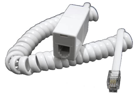 RJ RJ RJ Extension Lead M WHITE