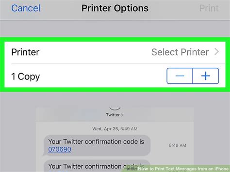 How To Print Text Messages From An IPhone With Pictures