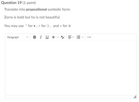 Solved Question 19 1 Point Translate Into Propositional