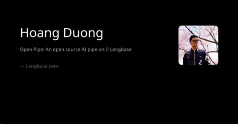Hoang Duong · Hoangduong Coder