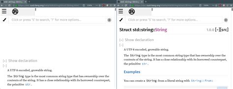 Rustdoc Small Screen Layout Fully Qualified Name Not Showing · Issue 54672 · Rust Langrust