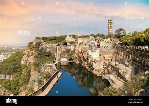 India Rajasthan Chittorgarh Fort Banque De Photographies Et Dimages à