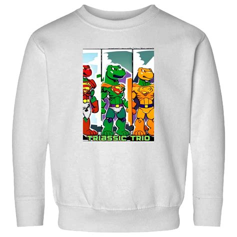 Dino Squad Super Heros The Triassic Trio Top Sweatshirts Sold By